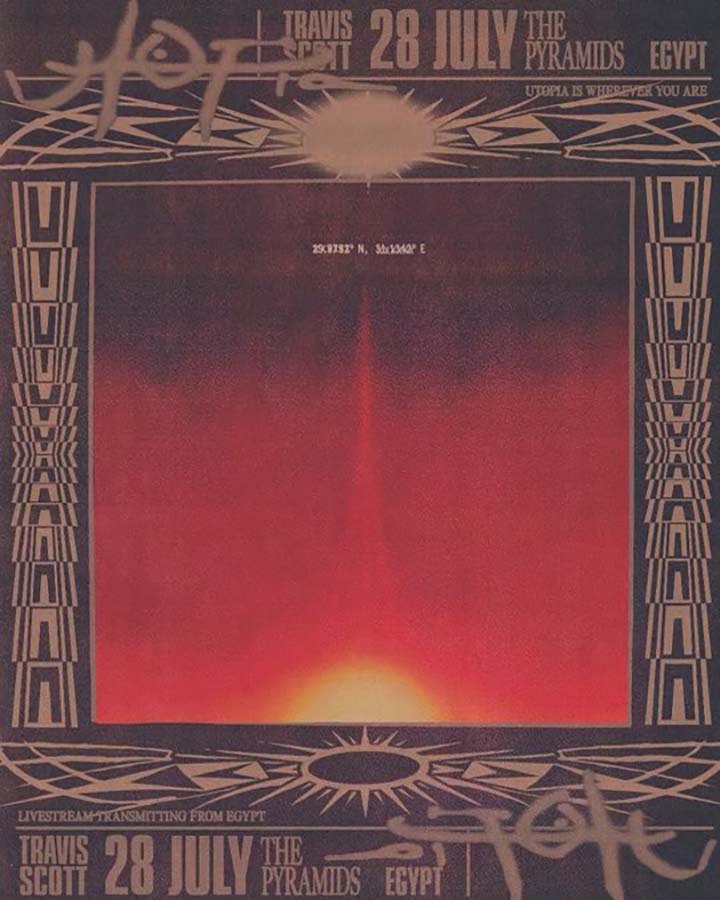 Travis Scott And Utopia Album Release: How to Watch His Epic Performance at the Pyramids of Giza ...