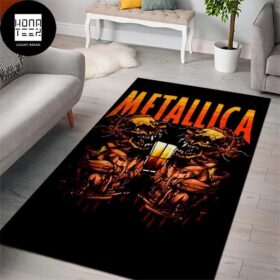 Metallica Nothing Else Matters Crying Skeleton Luxury Rug - Honateez