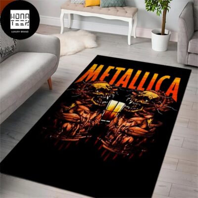 Metallica Nothing Else Matters Crying Skeleton Luxury Rug - Honateez