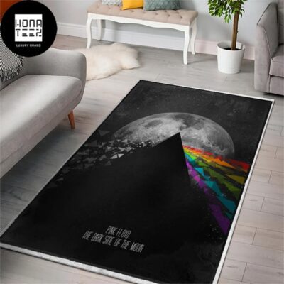 Pink Floyd The Dark Side Of The Moon Big Moon Luxury Rug - Honateez