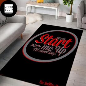 The Rolling Stones Start Me Up Luxury Rug - Honateez
