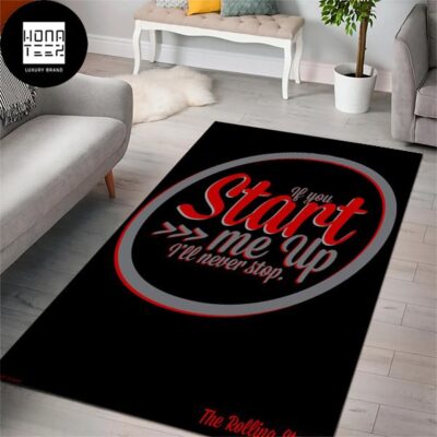 The Rolling Stones Start Me Up Luxury Rug - Honateez
