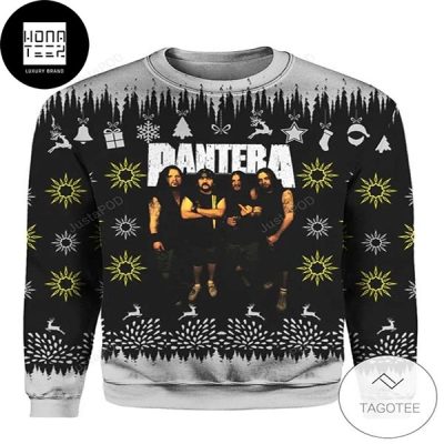 Pantera Fcking Hostile Xmas Gifts 2023 Ugly Christmas Sweater - Honateez