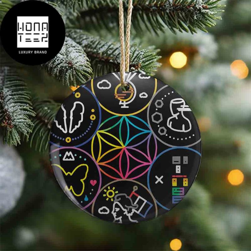 Coldplay Chronology Logo Signature Christmas Tree Decoration 2023 ...