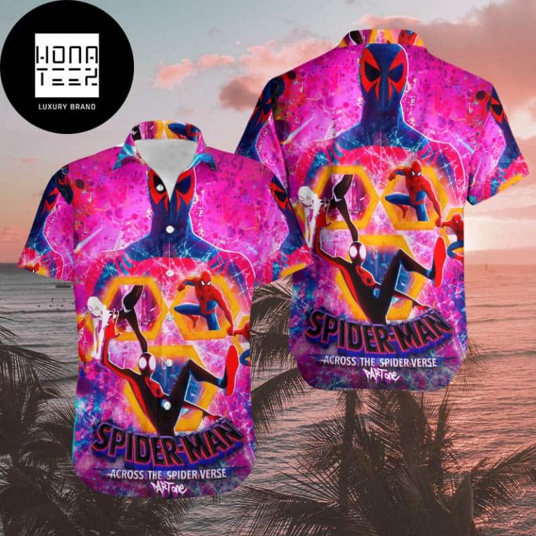 Spider-Man Across The Spider-Verse 2024 Summer Trend Fan Gifts Hawaiian ...
