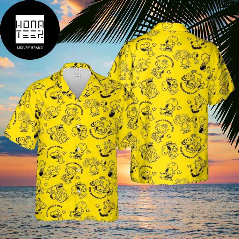 Snoopy And The Peanuts Summer Time Tropical Style 2024 Trendy Hawaiian ...