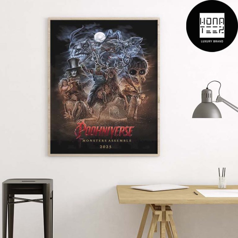Poohniverse Monsters Assemble 2025 Artwork Home Decor Poster Canvas ...